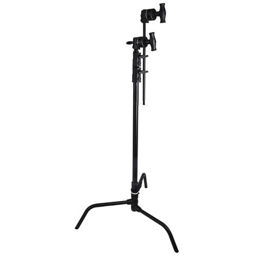 Kupo CT-20MKB 20” C-Stand with Turtle Base, Arm Kit, Black KP561786 Sliding Leg C Stand - Vistek ...