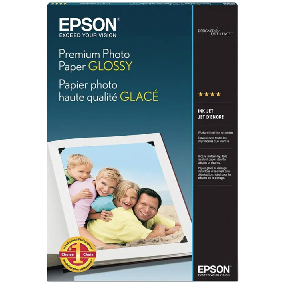 Epson Premium Photo Paper Glossy 11.7 x 16.5" (252 gsm, 20 Sheets ...