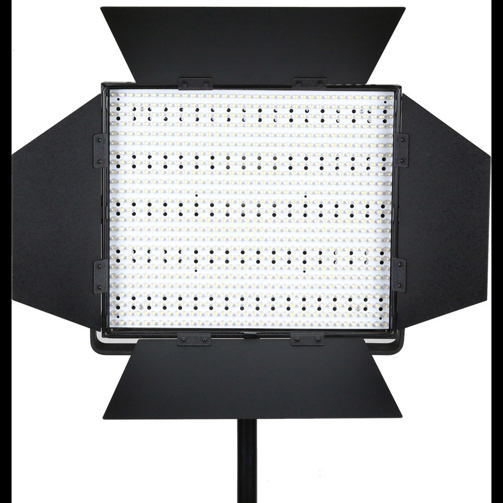 LEDGO LG-900S LED Light 5600K with V Mount, Barndoors, Diffuser, DC ...