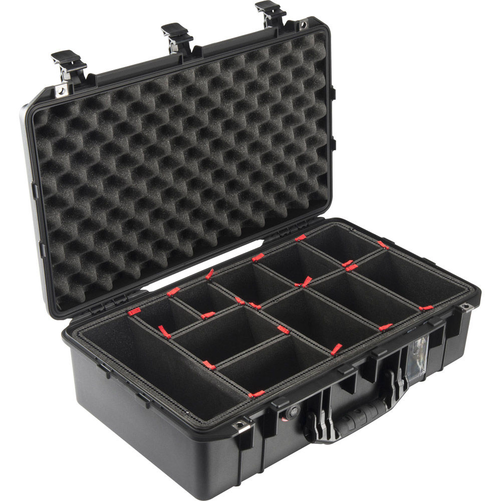 Pelican 1555 Air Case Black w/TrekPak Divider System 015550-0051-110 ...
