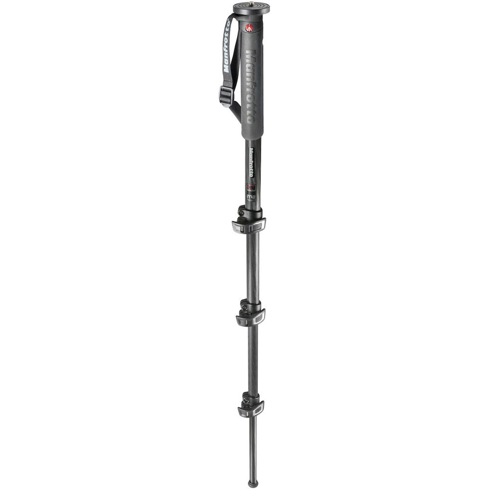 Manfrotto XPRO Carbon Fibre Monopod 4-Section MPMXPROC4 Carbon Fibre ...