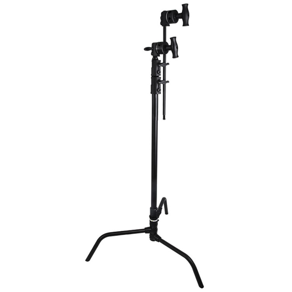 Kupo CT-20MKB 20” C-Stand with Turtle Base, Arm Kit, Black KP561786 Sliding Leg C Stand - Vistek ...