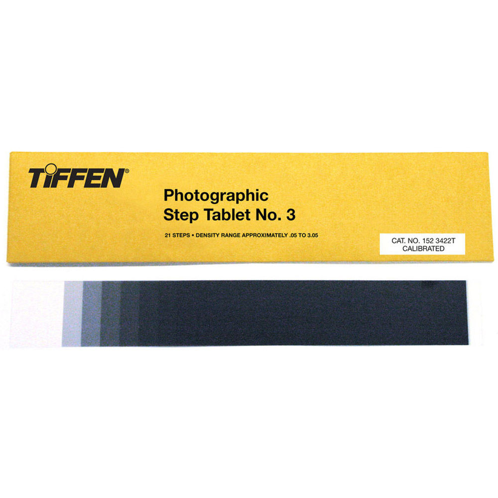 Tiffen #3 Photographic Step Tablet Calibration Device EK1523422T Lens ...