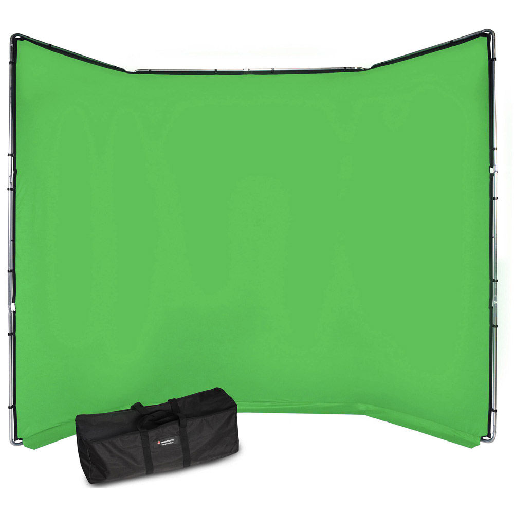 Manfrotto Chroma Key FX Portable Background Kit (Green) (13.1 x 9.5 ...