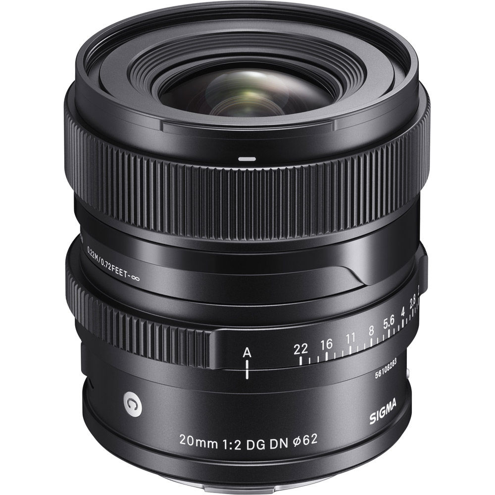Sigma 20mm f/2.0 DG DN Contemporary Lens for L Mount C20DGDNL Full ...