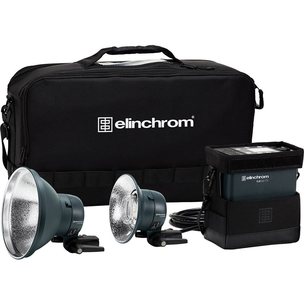 Rent Elinchrom ELB 500 TTL Dual To Go Two Head Set Studio Pack And Head ...