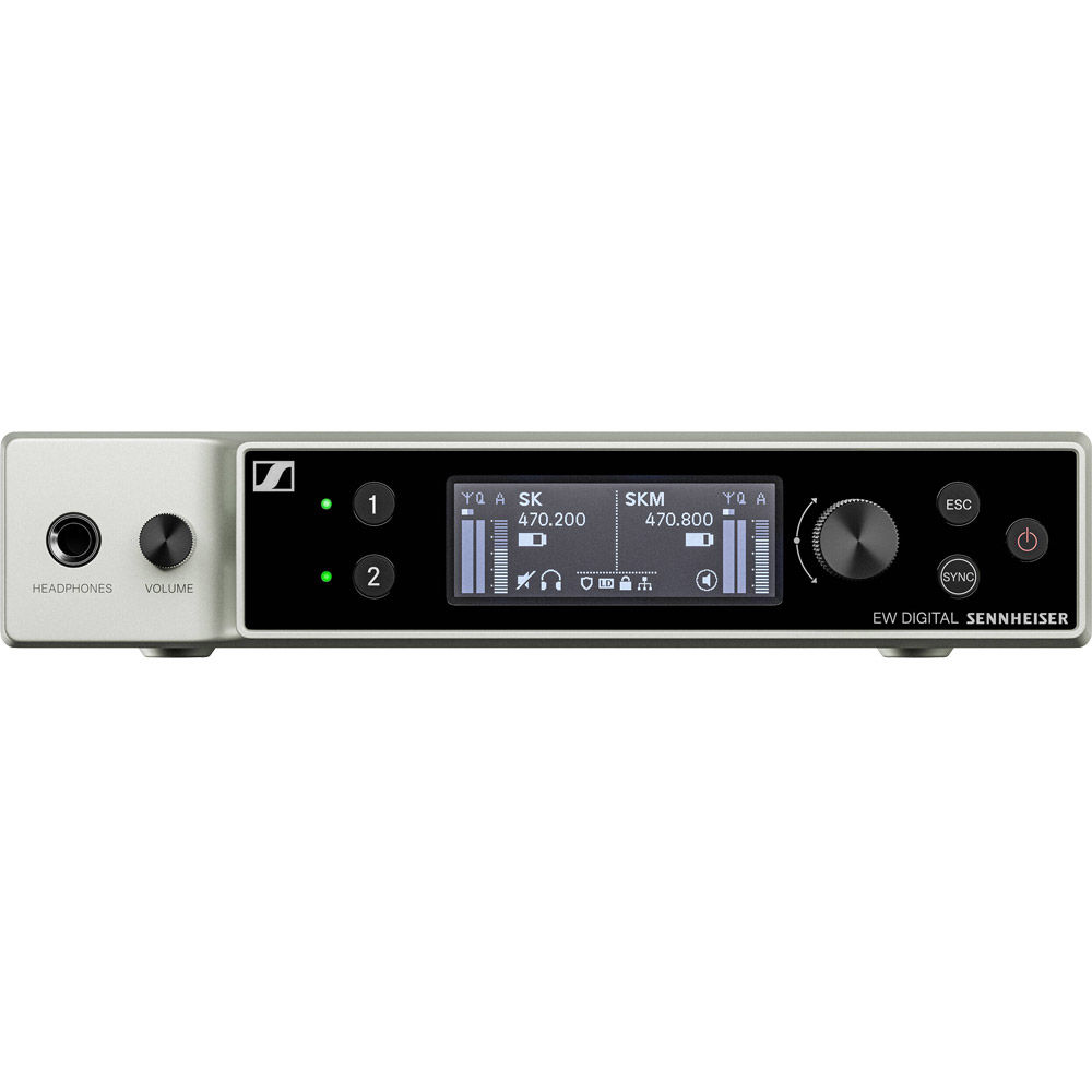 Sennheiser EW-DX EM 2 DANTE Two-Channel Digital Rackmount Receiver with ...