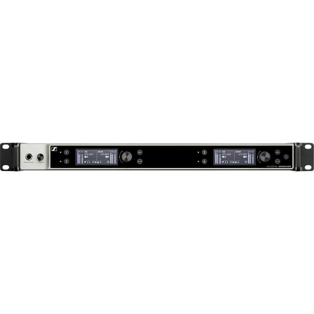 Sennheiser EW-DX EM 4 DANTE Four-Channel Digital Rackmount Receiver ...