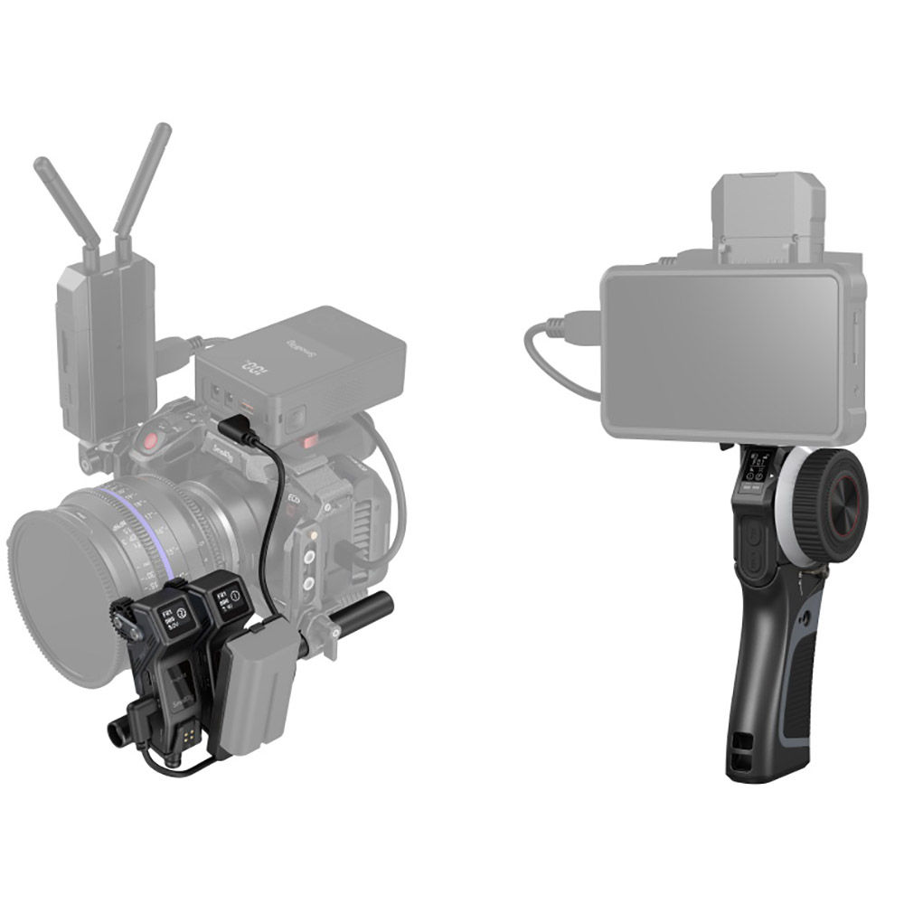 SmallRig MagicFIZ Wireless Follow Focus Two Motor Kit 3918 Handles ...