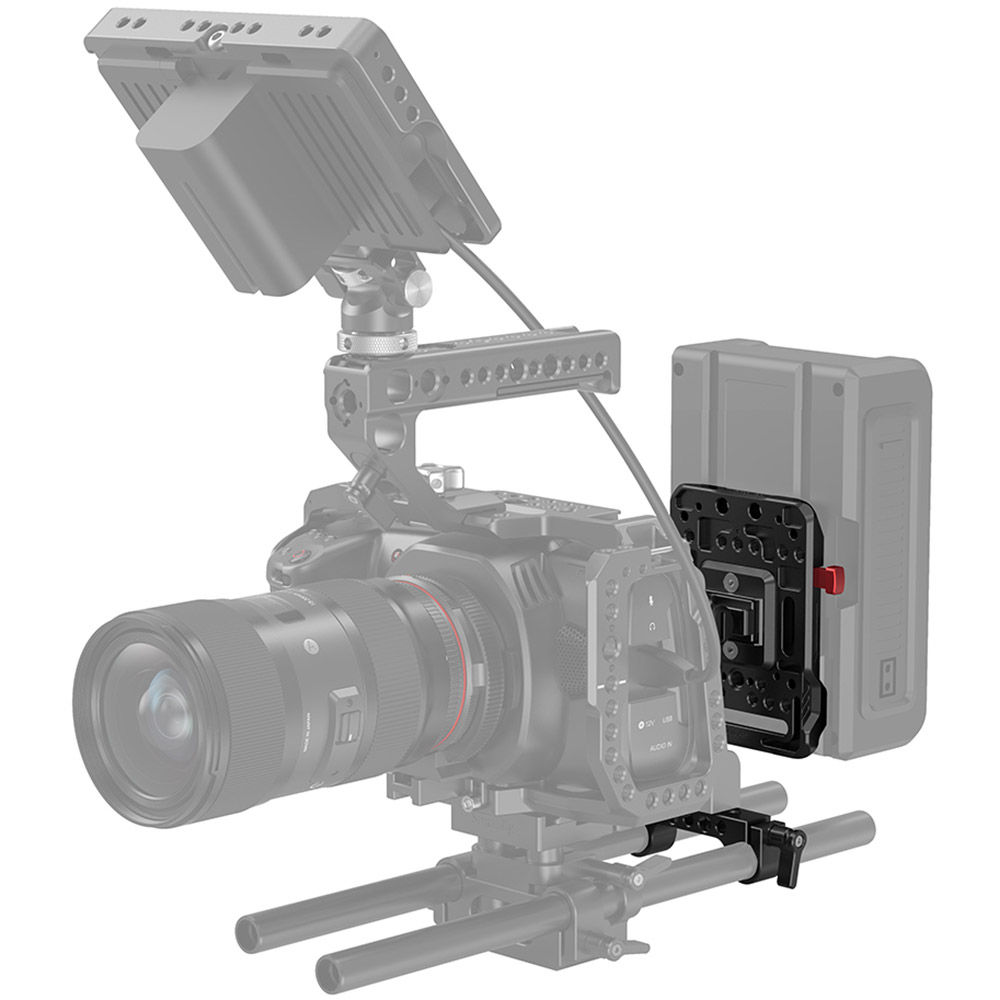 SmallRig V Mount Battery Plate with Adjustable Arm 2991 Camcorder ...
