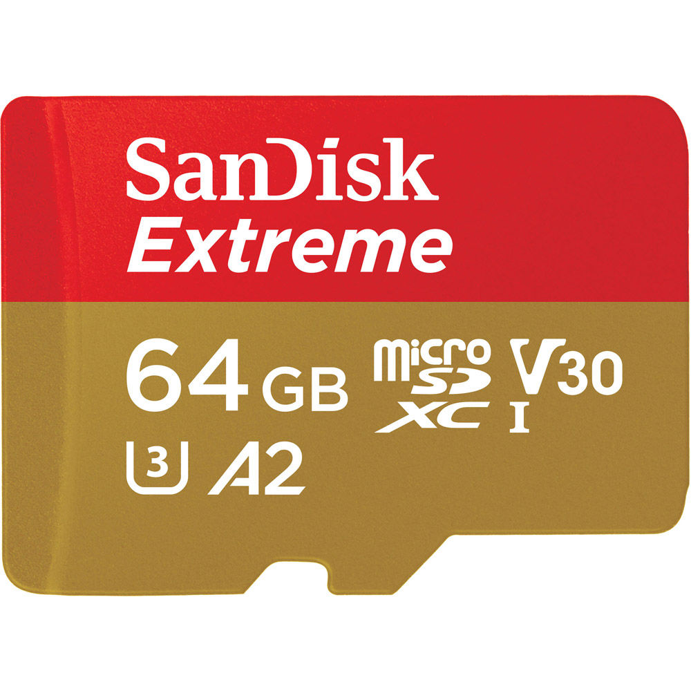 Sandisk Extreme 32GB Micro SDHC A1 UHS-1 U3 Class 10 V30 Card, 100MB/s ...
