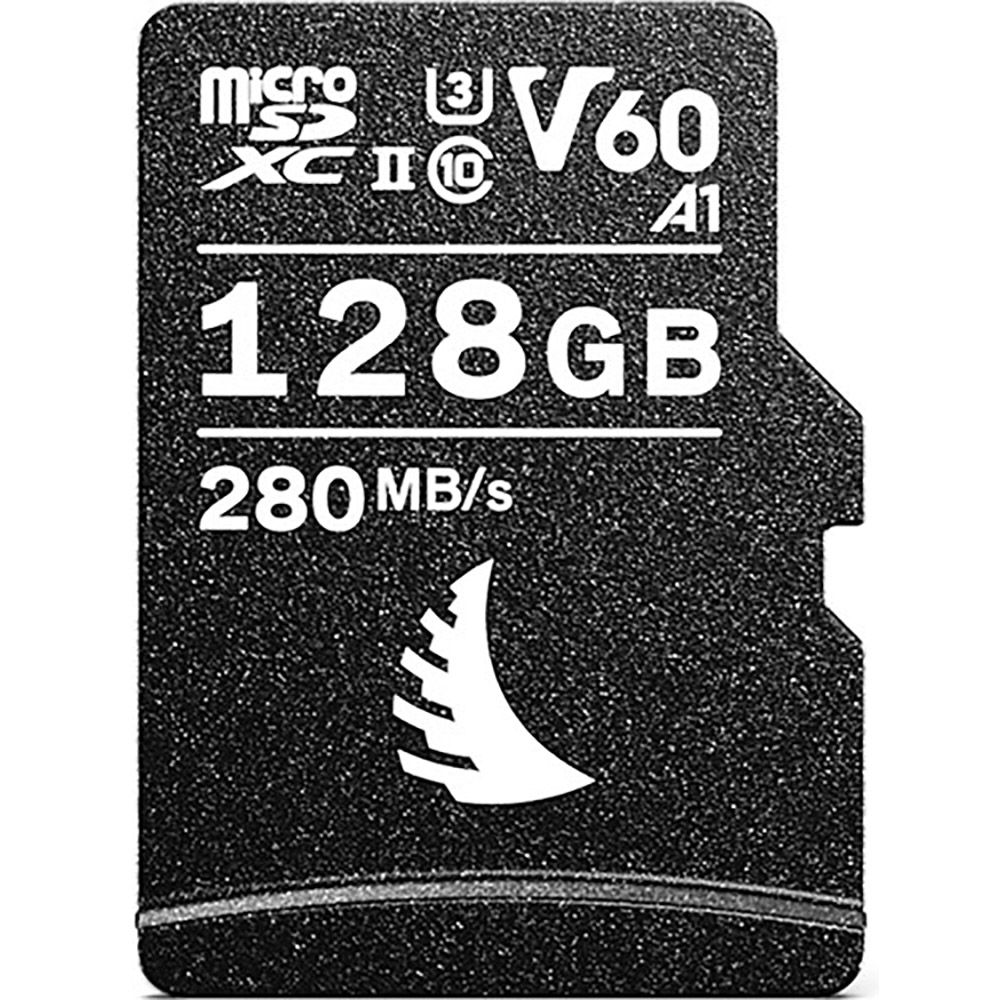 Angelbird AVPRO 128GB Micro SDXC A1 UHS-II U3 Class 10 V60 Card, 280MB ...