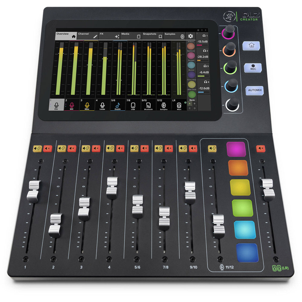 Mackie DLZ Creator Adaptive Digital Mixer with Mix Agent Technology MAC ...