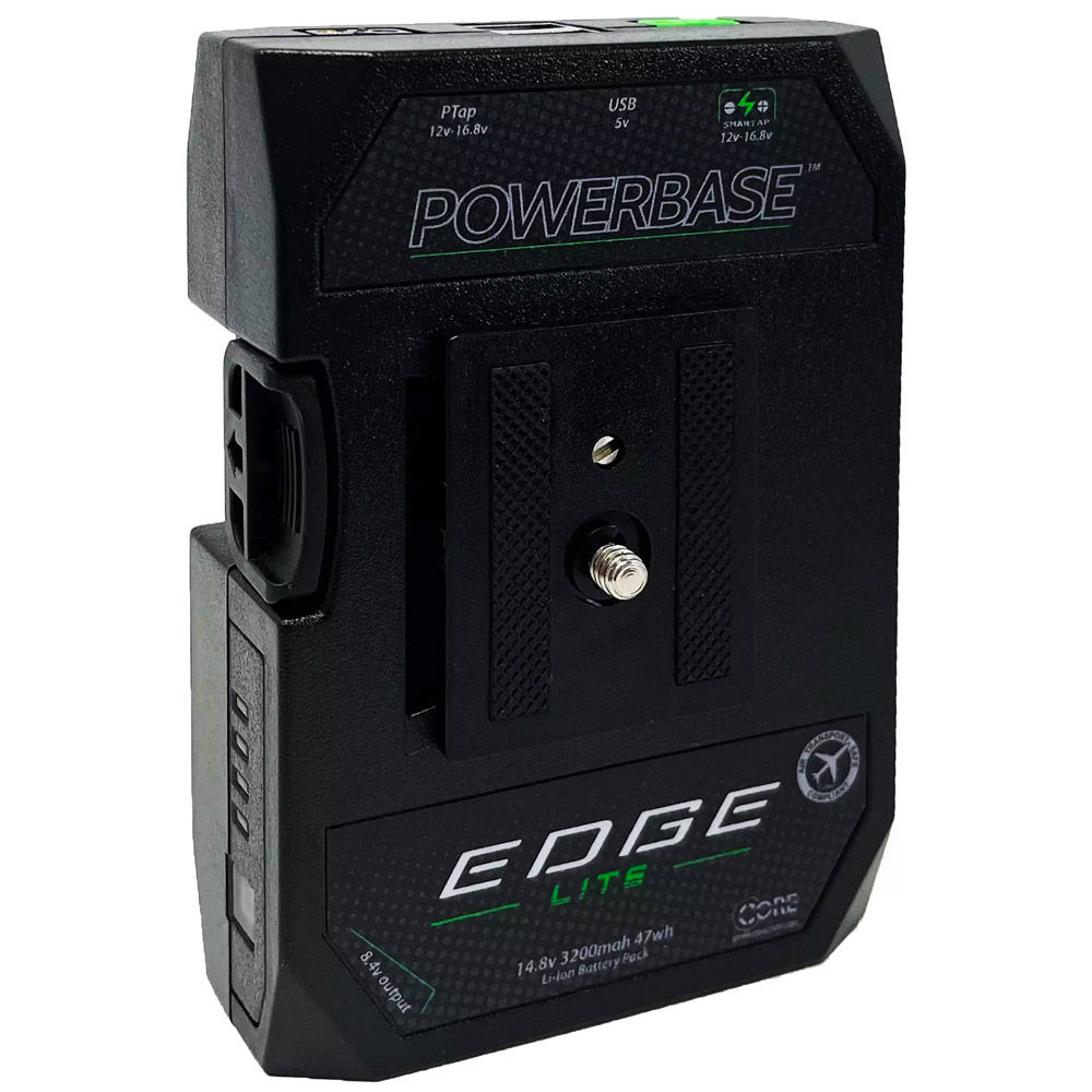 Core PowerBase EDGE LITE Small Form Cine Base Battery Battery Pack 47wh ...