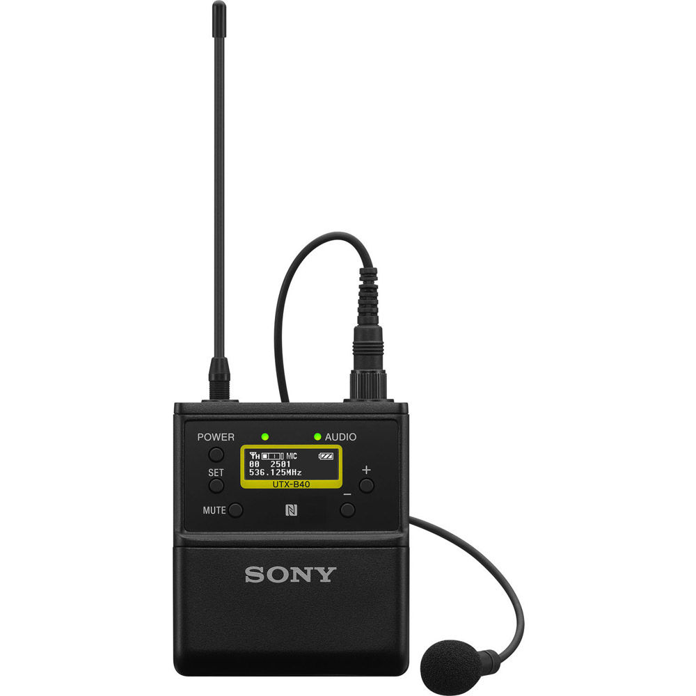 Sony UTX-B40 Wireless Bodypack Transmitter with Omni Lavalier ...