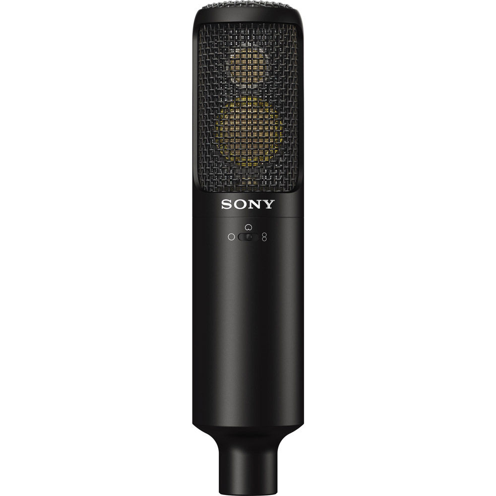 Sony C-100 High-Resolution 2-Way Condenser Microphone C100 Wired Field ...