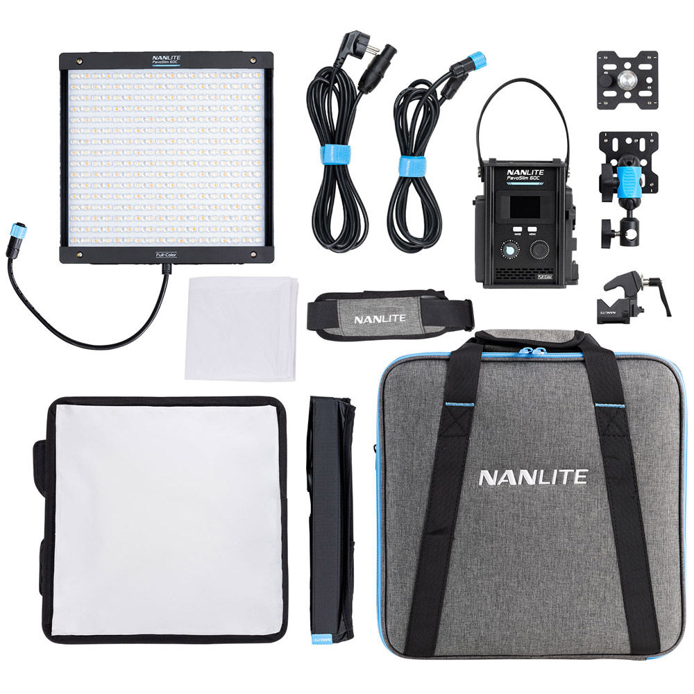 Nanlite PavoSlim 60C LED RGBWW Panel Light Studio LED Lights - Vistek ...