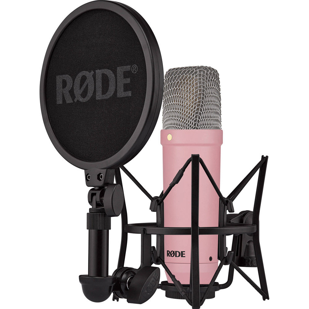Rode NT1 Signature Series Large-Diaphragm Condenser Microphone (Black ...