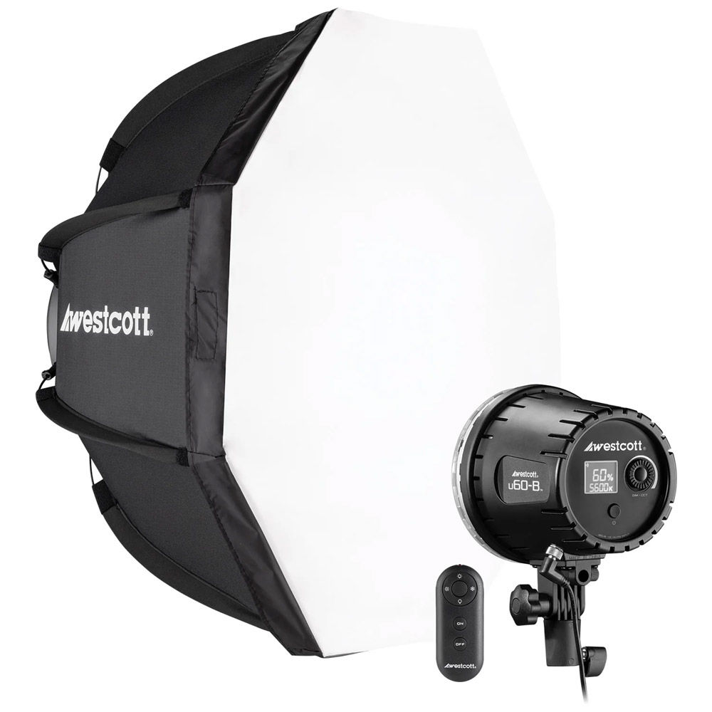 Westcott U60-B Bi-Colour LED 1-Light Softbox Kit 810 Studio LED Lights ...