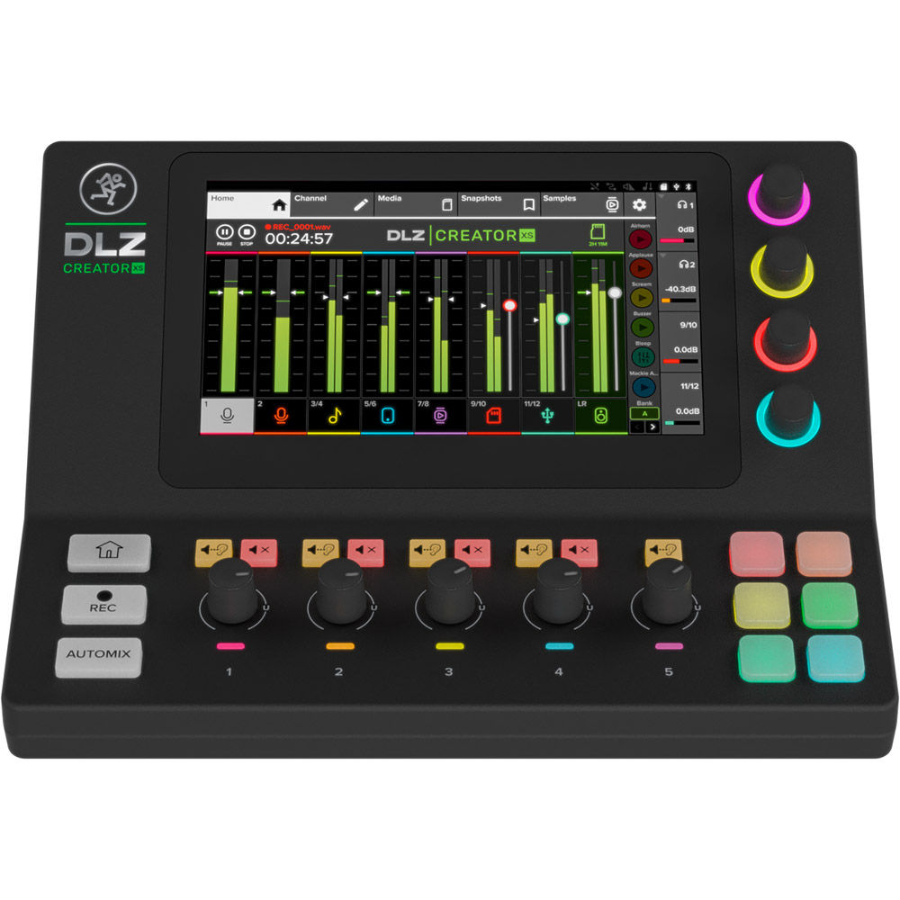 Mackie Compact Adaptive Digital Mixer for Podcasting and Streaming ...