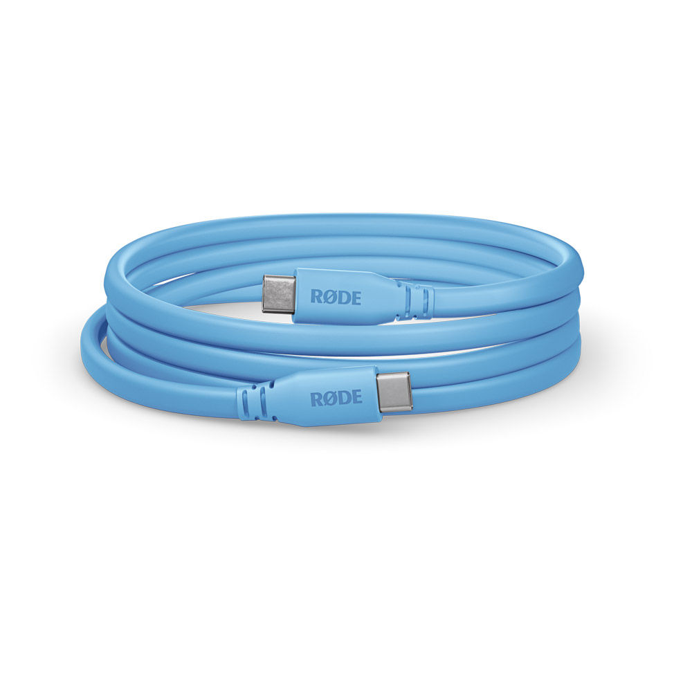 Rode SC17 USB-C to USB-C Cable (Blue, 5') ROD-SC17B Microphone Cables ...