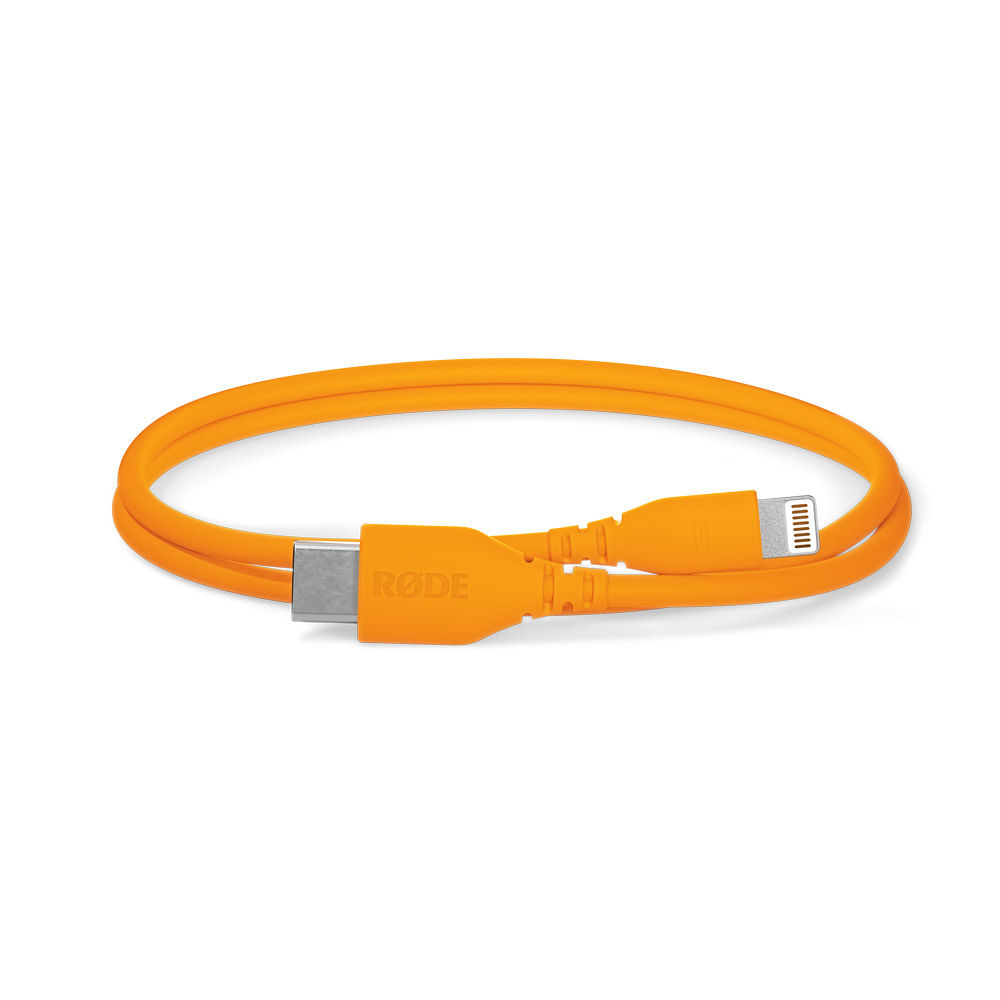 Rode SC21 300mm Lightning to USB-C Cable (Orange) ROD-SC21O Microphone ...