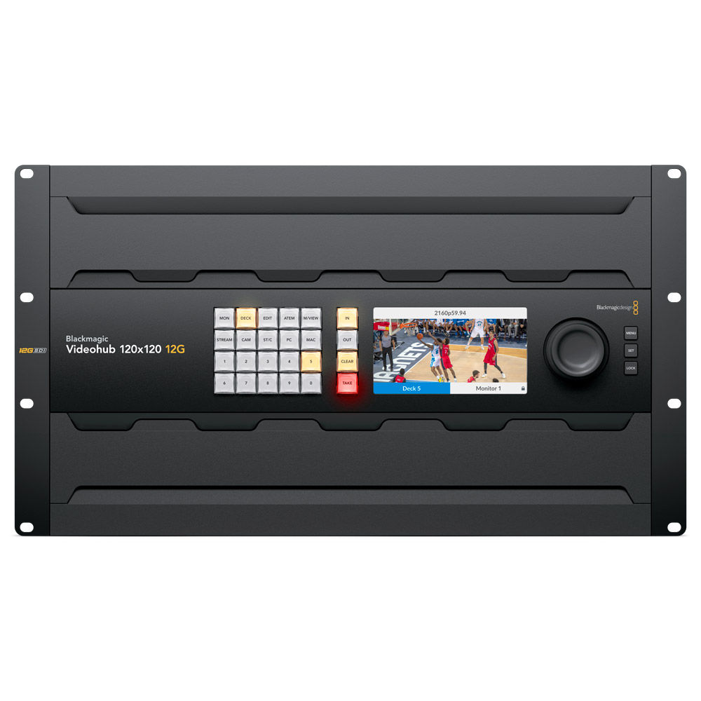 Blackmagic Design Videohub 120x120 12G VHUBSMAS12G120120 Video ...