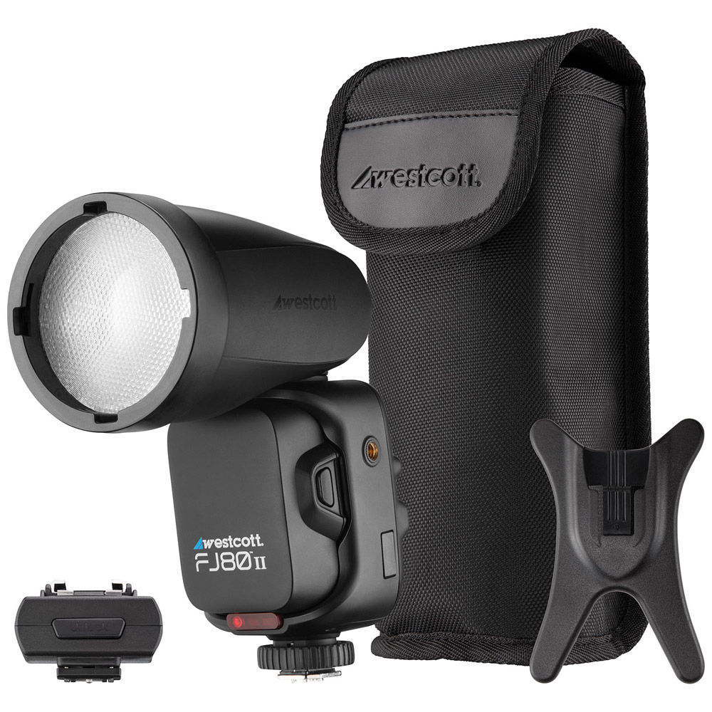 Westcott FJ80 II M Universal Touchscreen 80Ws Speedlight with Adapter ...