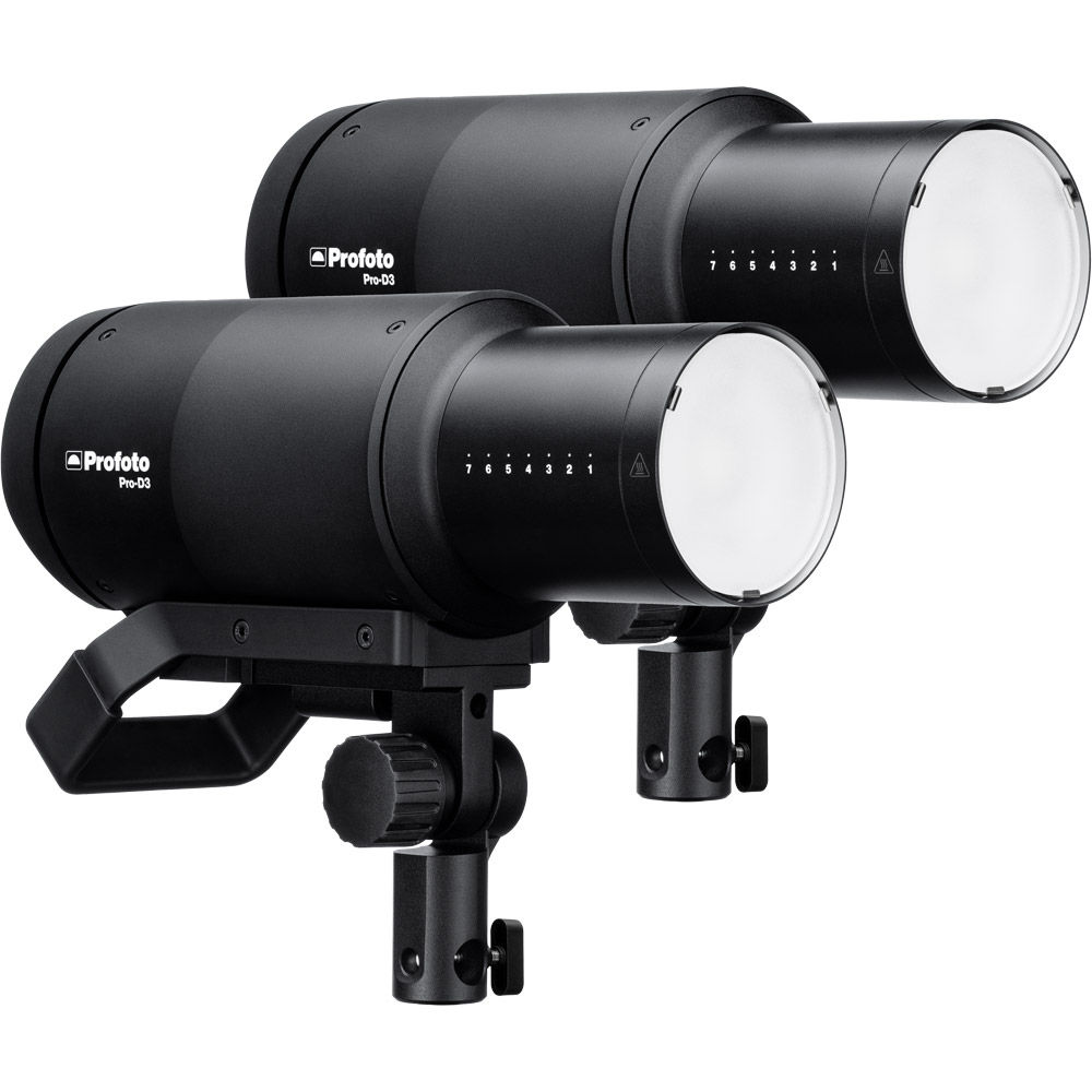Profoto Pro-D3 750Ws Duo Monolight (2-Light Kit) 901097-CA Self ...