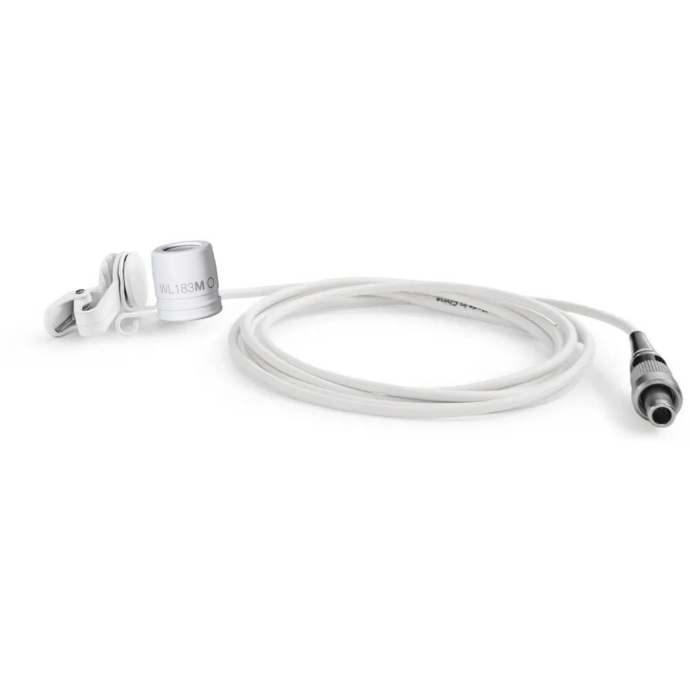 Shure WL183m Low-Profile Omnidirectional Lavalier Microphone with LEMO ...