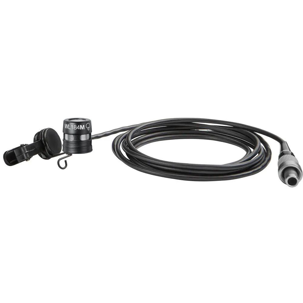 Shure WL184MB/S-LM3 Low-Profile Professional Lavalier Supercardioid ...