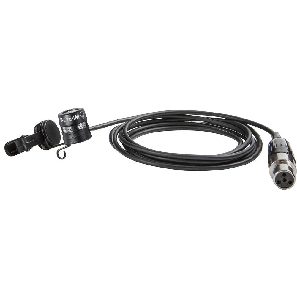 Shure WL184MB/S-TQG Low-Profile Professional Lavalier Supercardioid ...