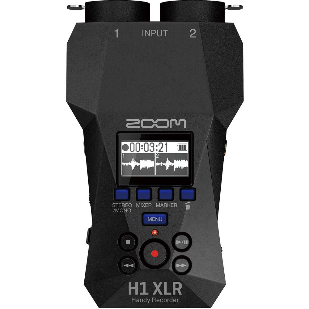 Zoom H1 XLR Portable Audio Recorder with 32-bit float recording ZOOM ...