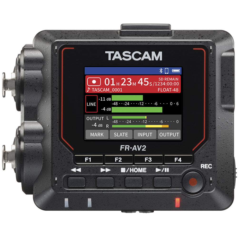 Tascam FR-AV2 Compact 32-Bit-Float Field Recorder and Timecode Generator Digital Audio Recorders ...