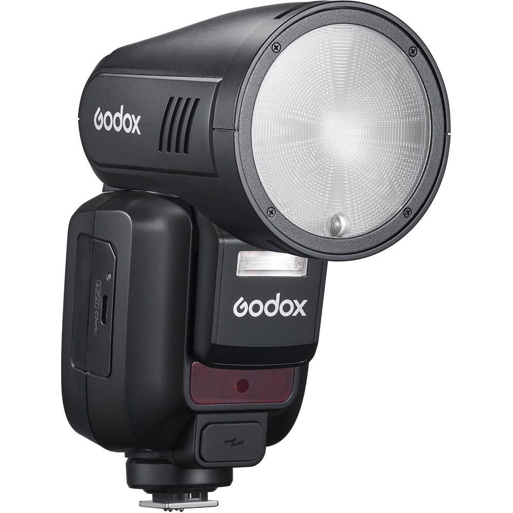Godox V100 Round Head TTL Flash - Canon V100 C Camera Mounted Flash ...