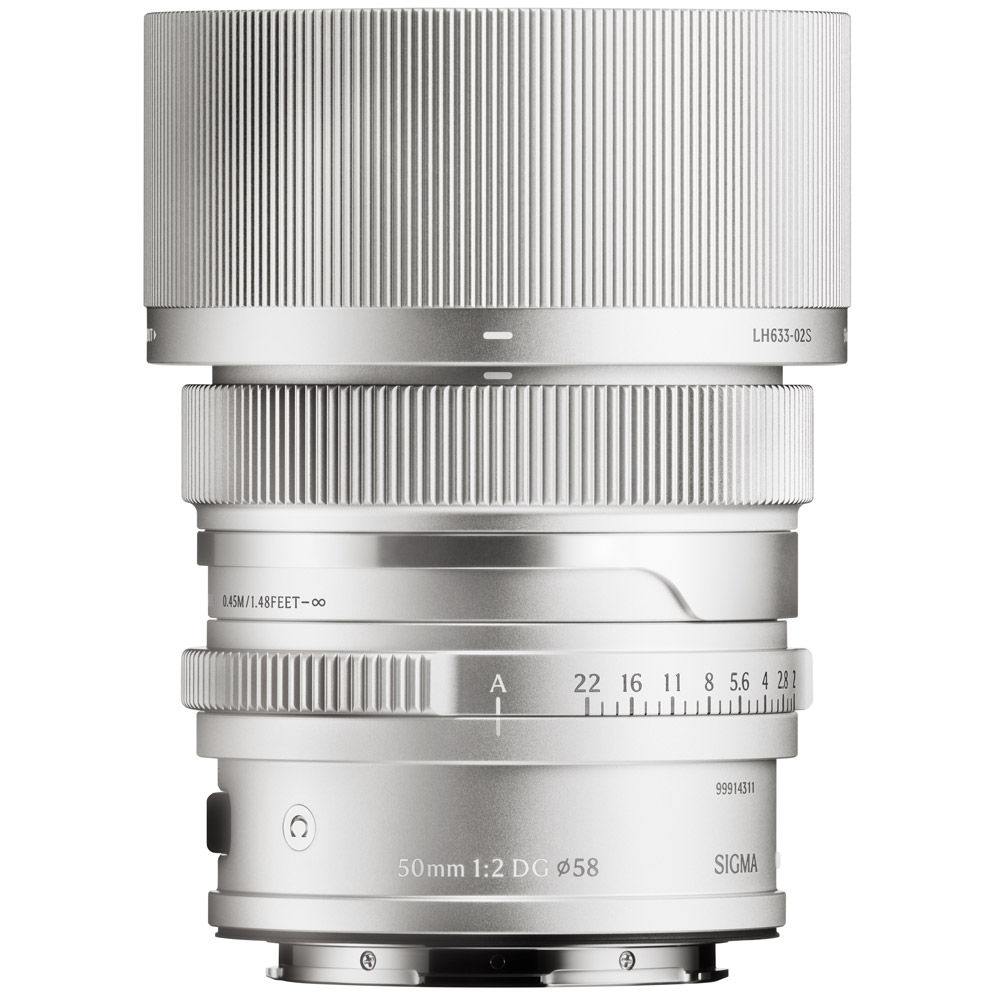 Sigma 50mm f/2.0 DG Contemporary Lens for L Mount (Silver) C50DGSL Full ...