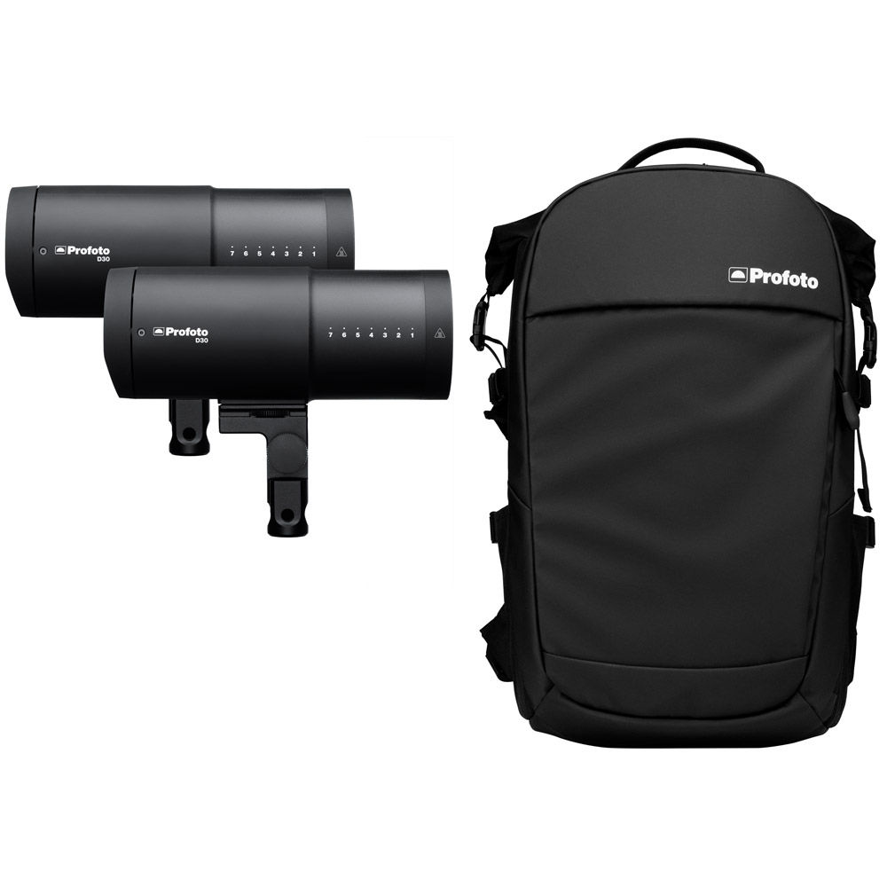 Profoto D30 500Ws Monolight Duo Kit 901072 Self-Contained Strobe Flash ...