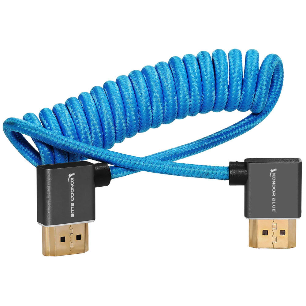 Kondor Blue RIGHT ANGLE FULL HDMI CABLE FOR ON-CAMERA MONITOR KB-FHDMI ...