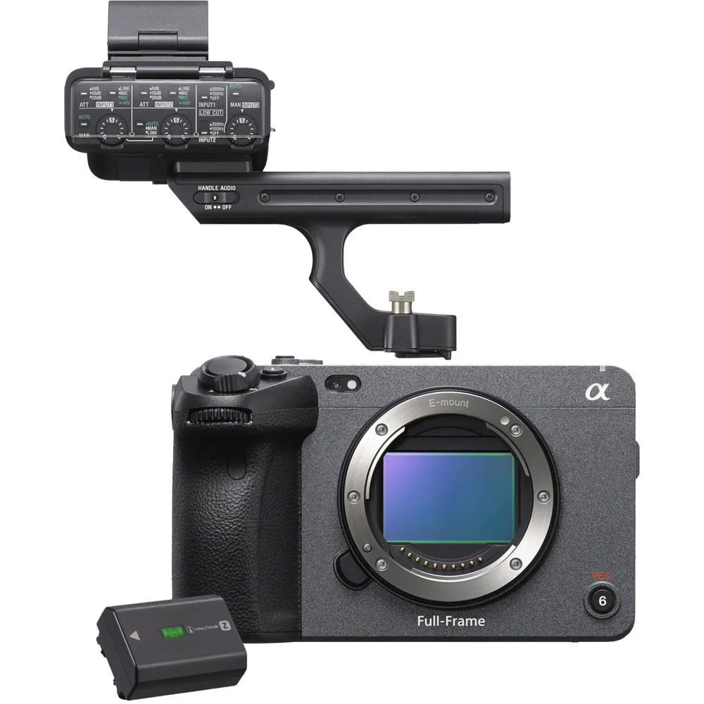 Sony FX3A Full-Frame Cinema Camera with XLR Handle Unit ILMEFX3A Cinema ...