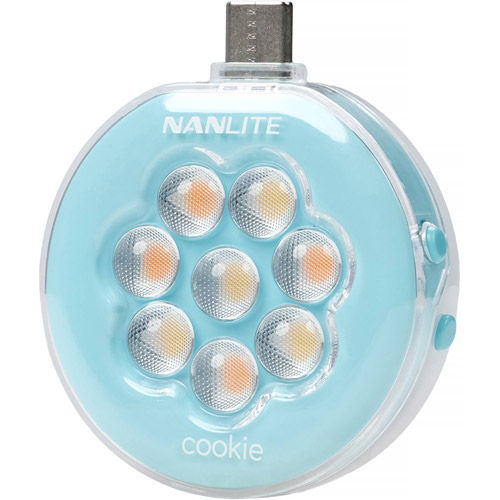 Nanlite cookie LED Mini Light (Cyan Blue) cookie (Cyan Blue) Studio LED ...