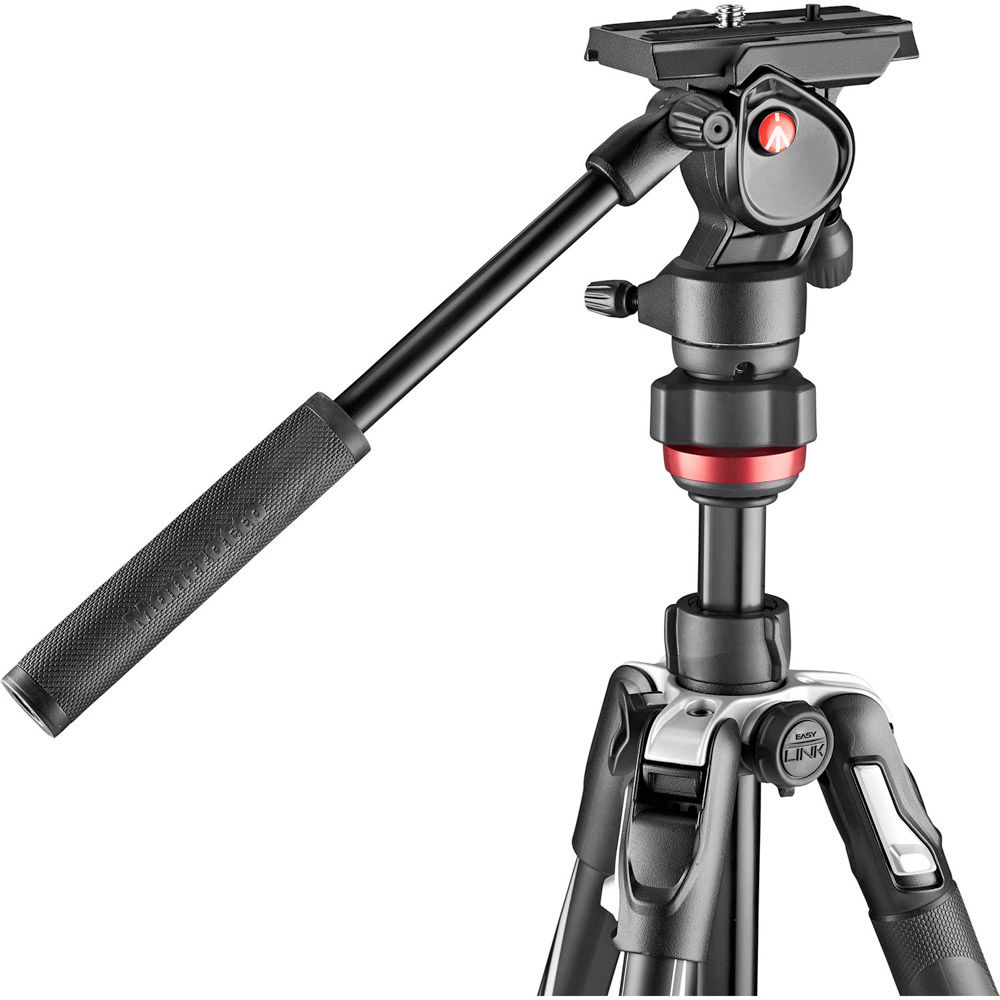 Manfrotto Befree Aluminum Legs With Lever Lock And MVH400AH Fluid Head ...