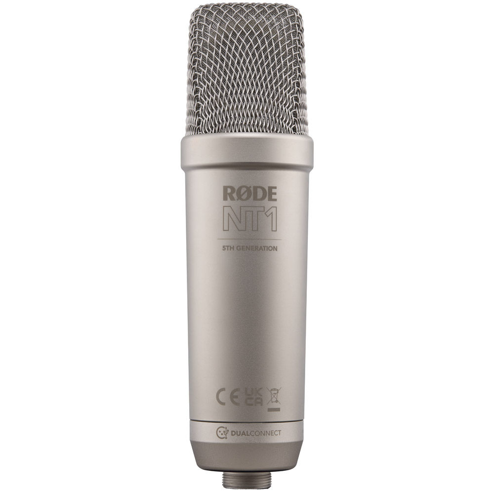 Rode NT1 5th Generation Studio Microphone (Silver) ROD-NT1GEN5 Wired ...