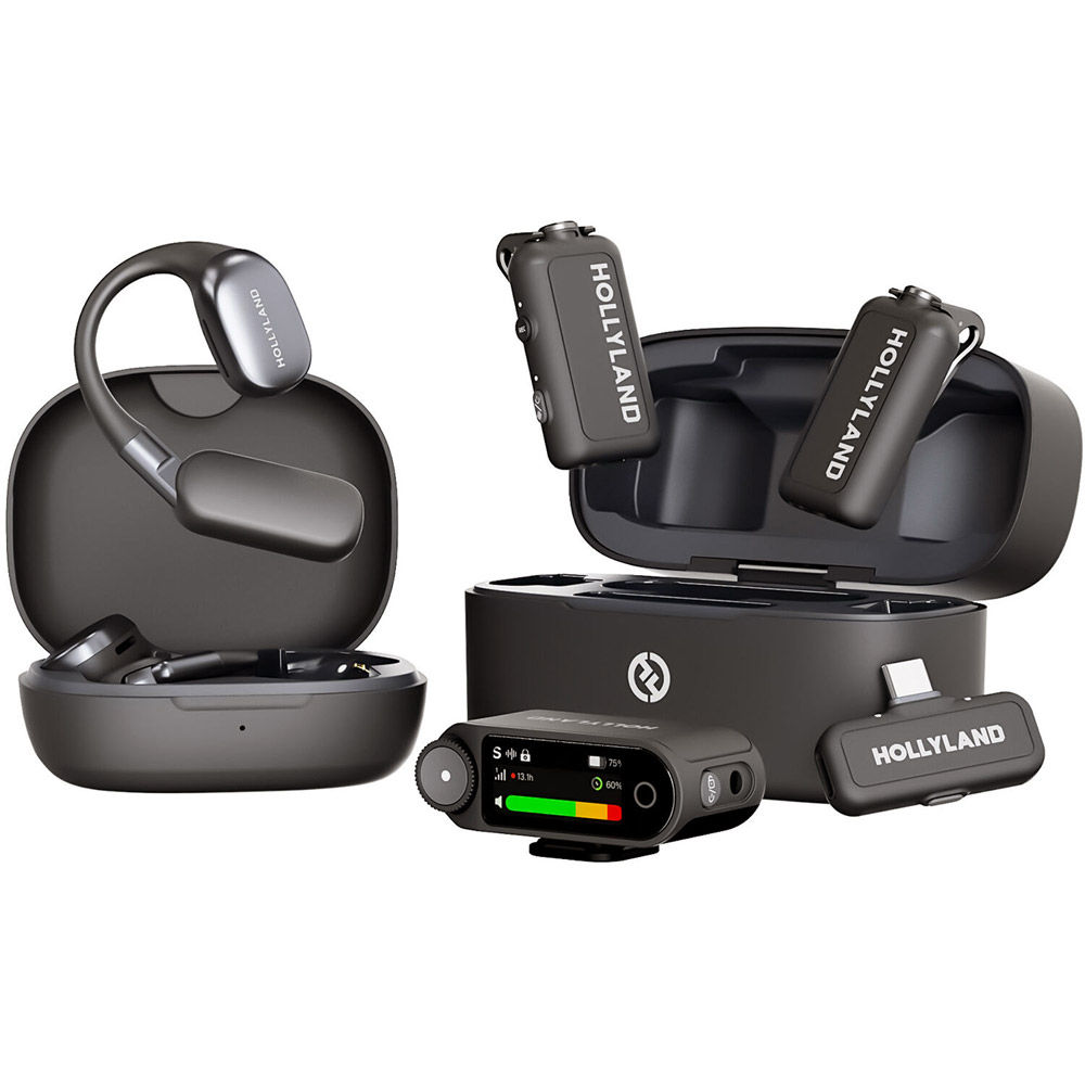 Hollyland LARK MAX 2 Ultimate Combo (Space Gray, with OWS Monitor ...